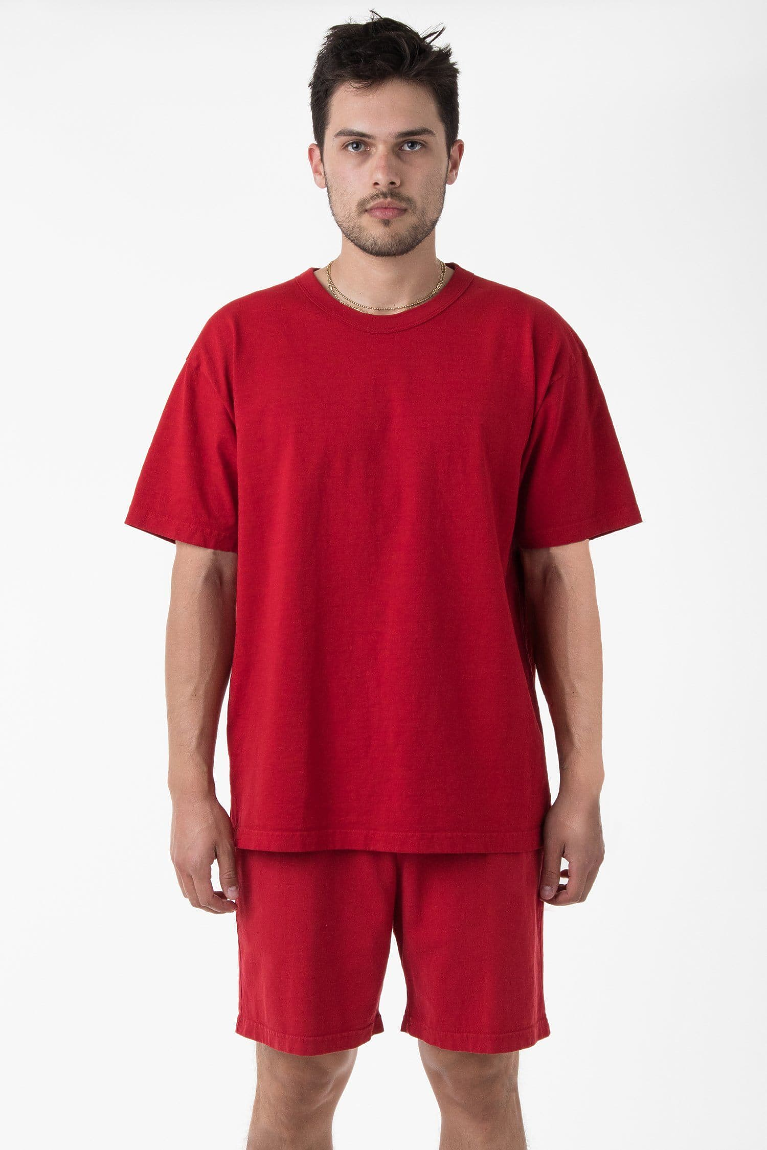 Heavy Jersey Tee w/ Binding | Los Angeles Apparel