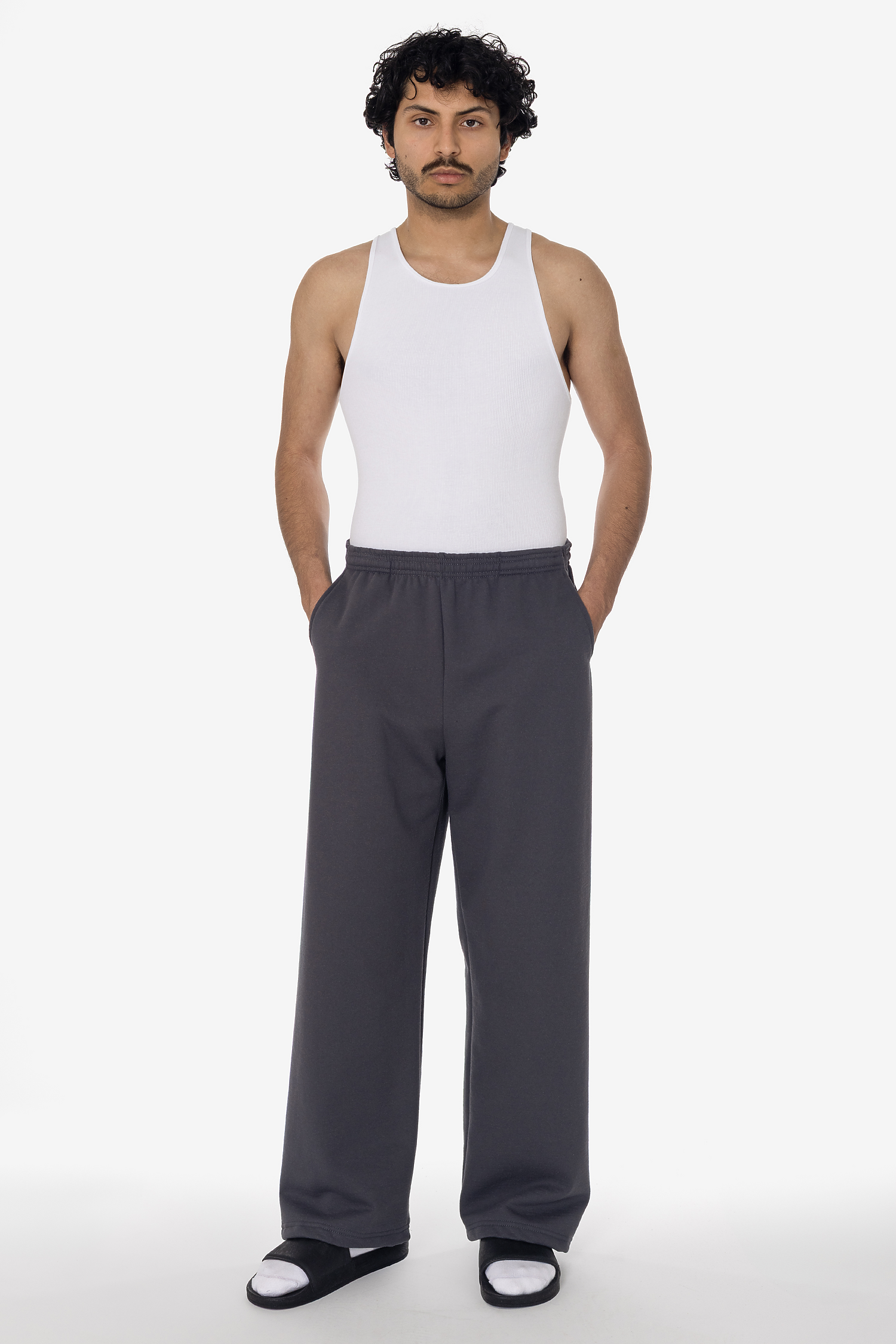 Mid-Weight Open Bottom Sweats | Los Angeles Apparel